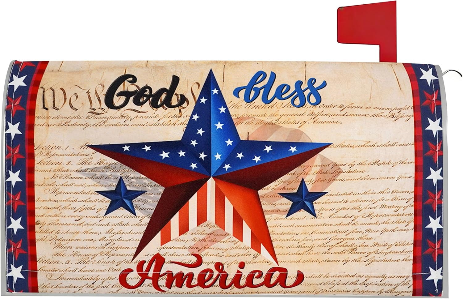 4th of July Mailbox Covers Magnetic Standard Size 18" x 21", Patriotic ...