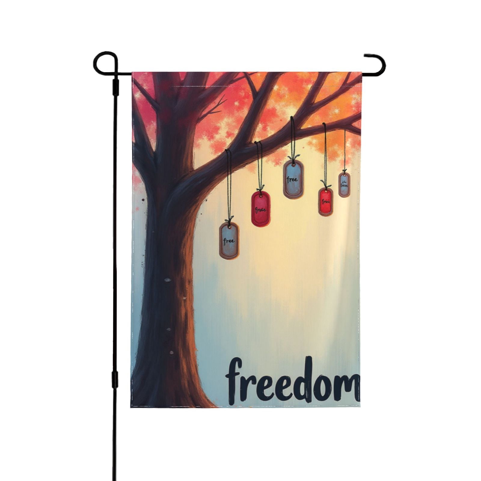 4th Of July Memorial Day Patriotic Freedom Garden Flag 12.5x18 Inch ...