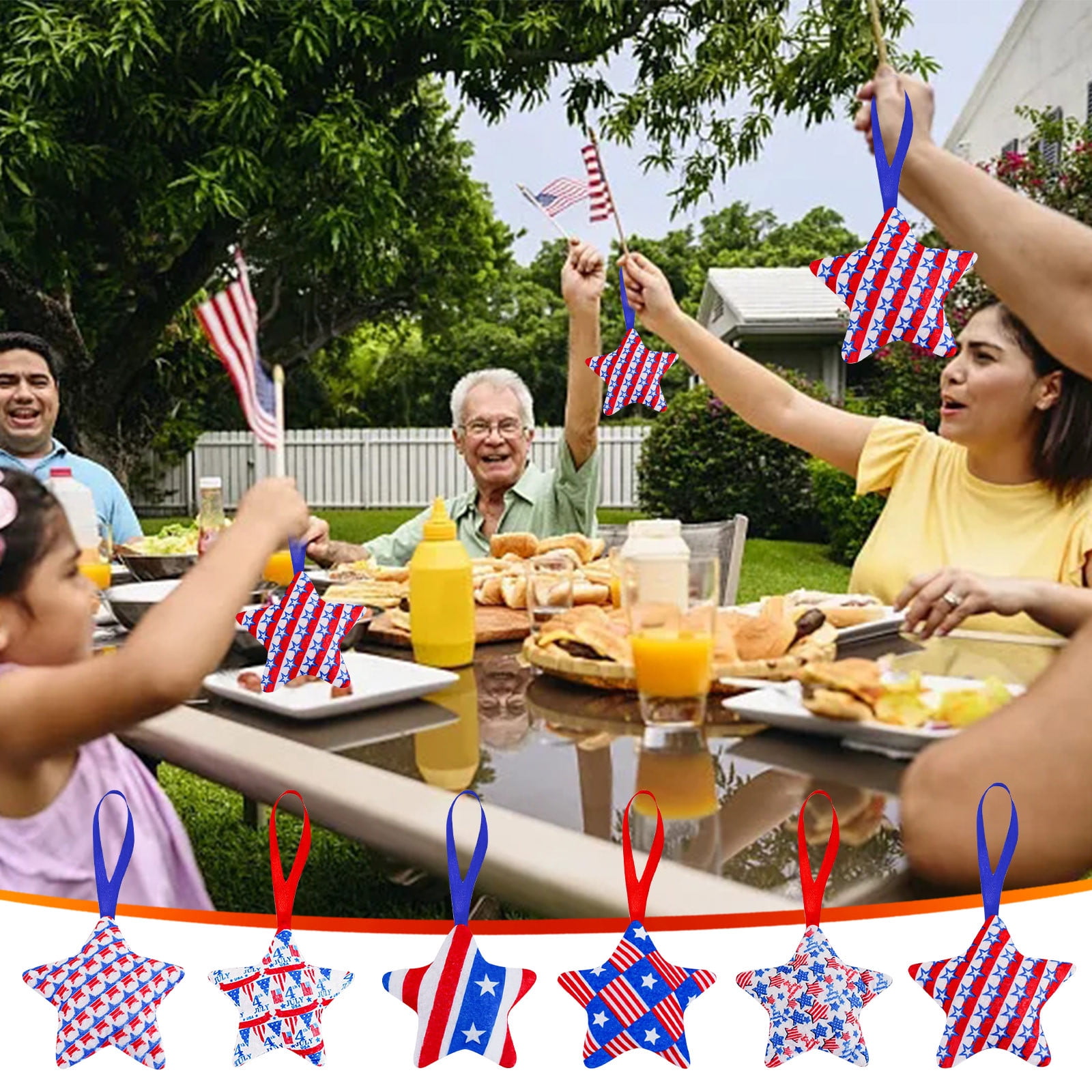 4th of July Ornaments 4th of July Tree Decorations Memorial Day ...