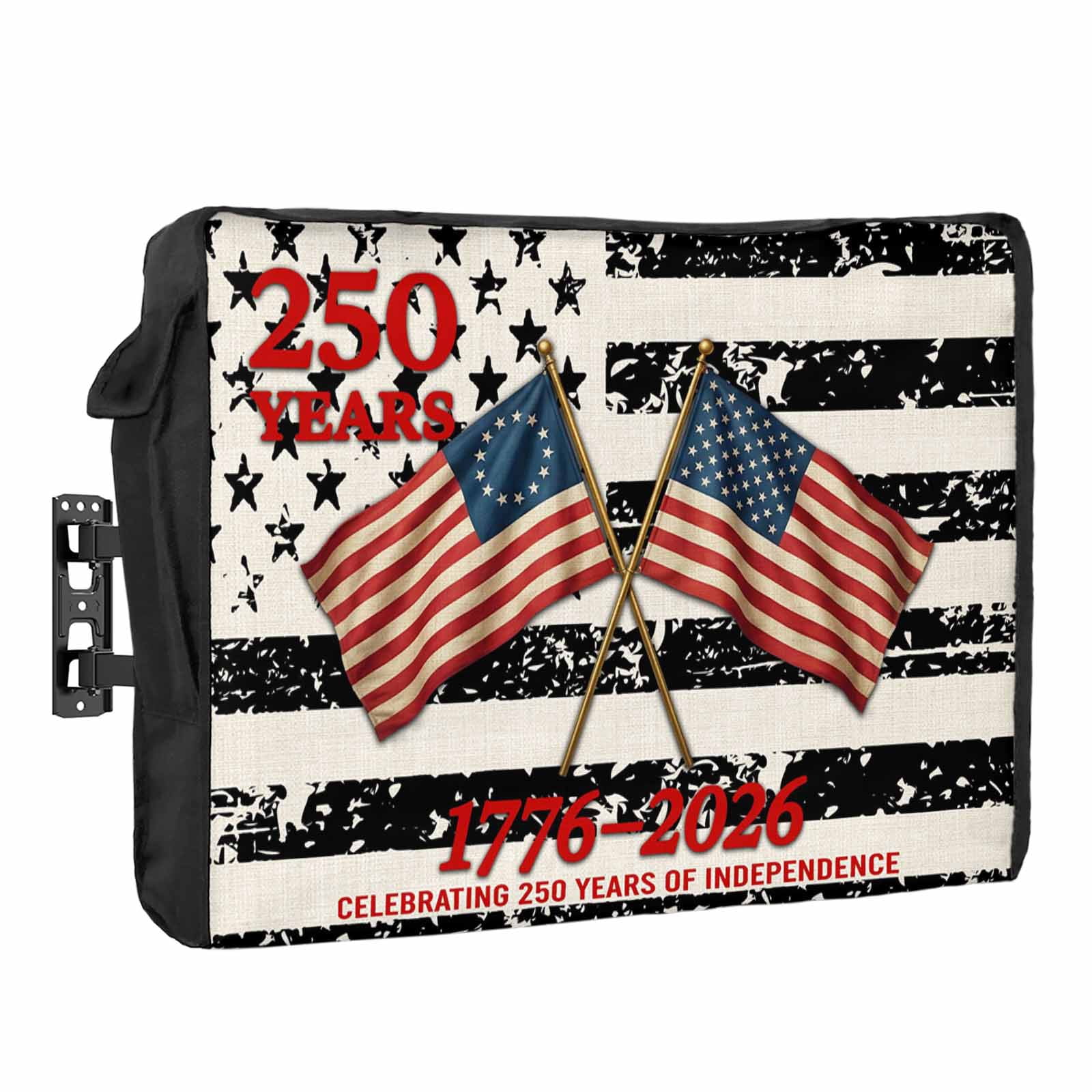 4th of July Outdoor TV Cover 43 Inch America 250 Years TV Enclosure ...