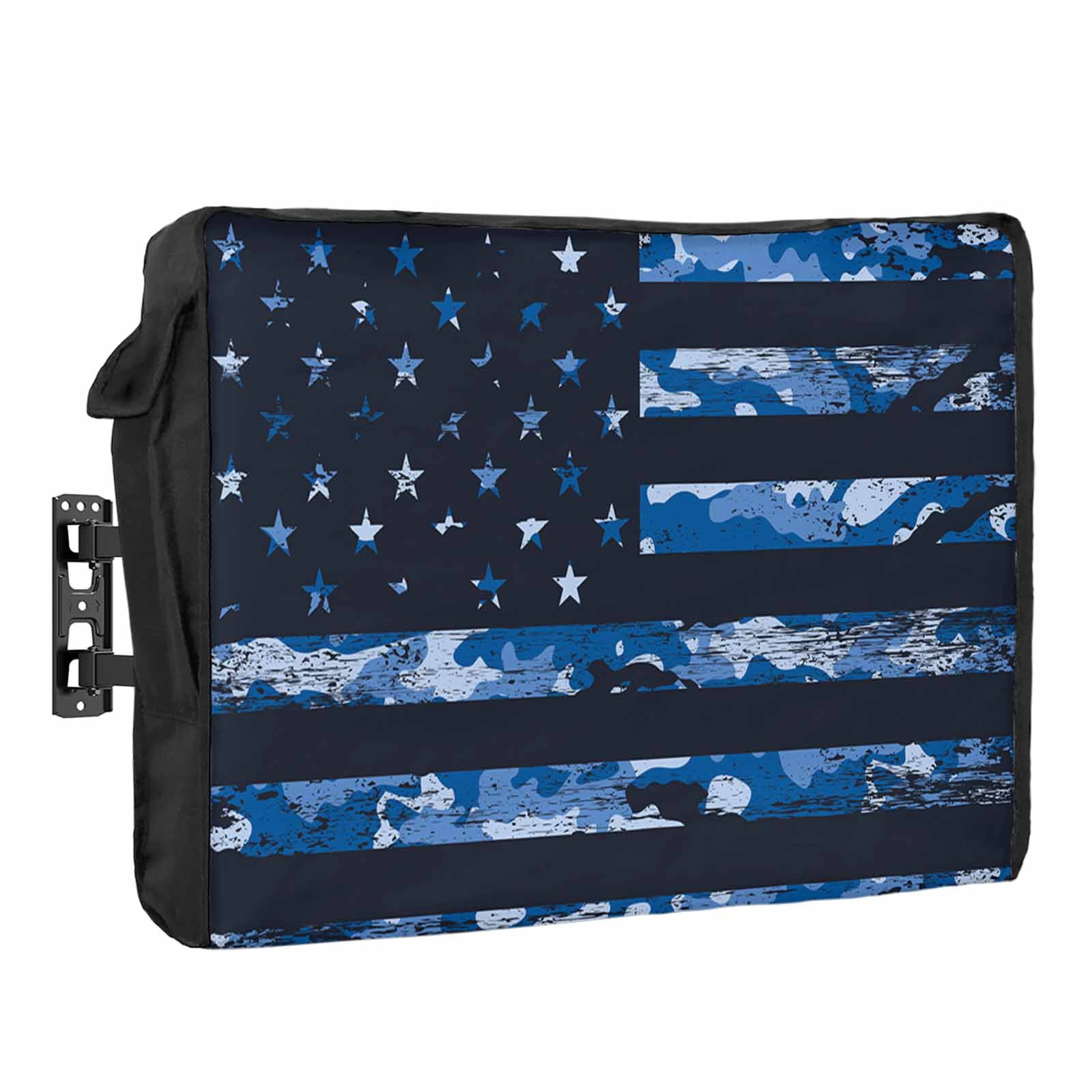 4th of July Outdoor TV Cover 43 Inch Vintage American Flag TV Enclosure ...