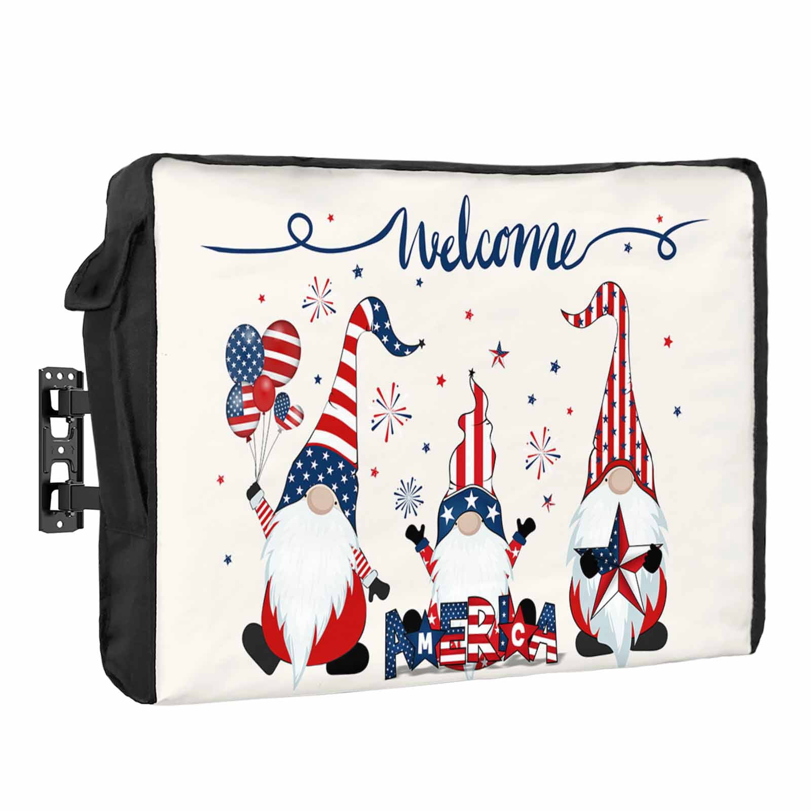 4th of July Outdoor TV Cover 55 Inch Patriotic Firework TV Enclosure ...