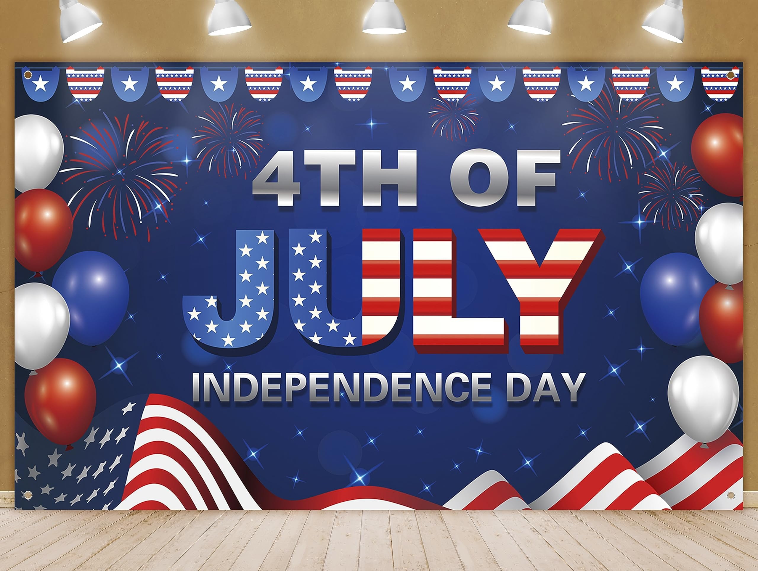 4th of July Party Backdrop - USA National Patriotic Theme Studio ...
