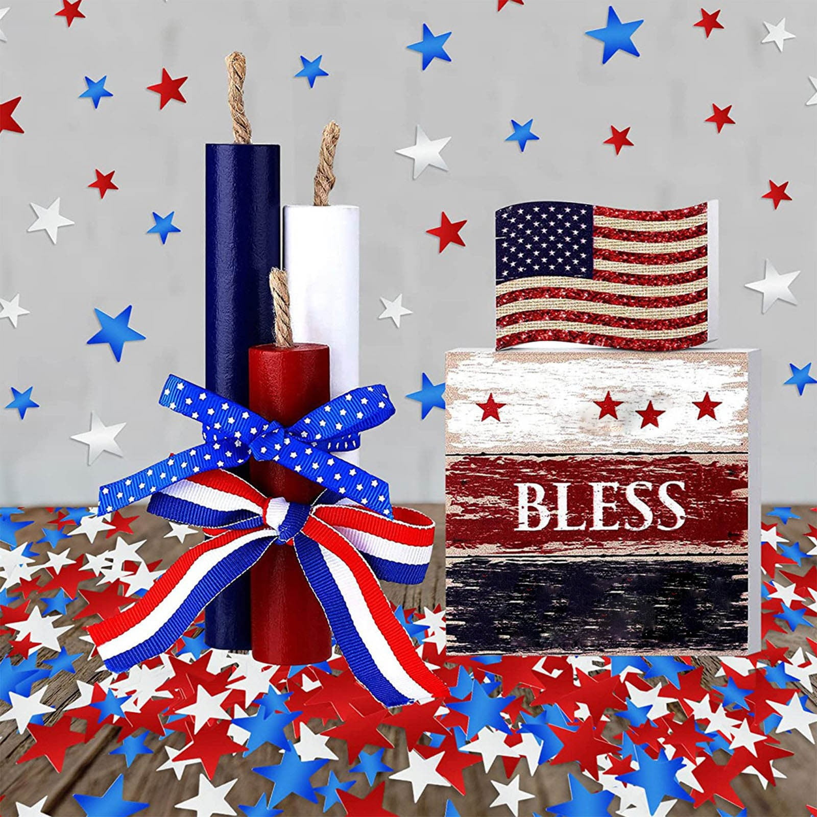 4th of July Party Decorations Guopo US National Day Independence Day ...