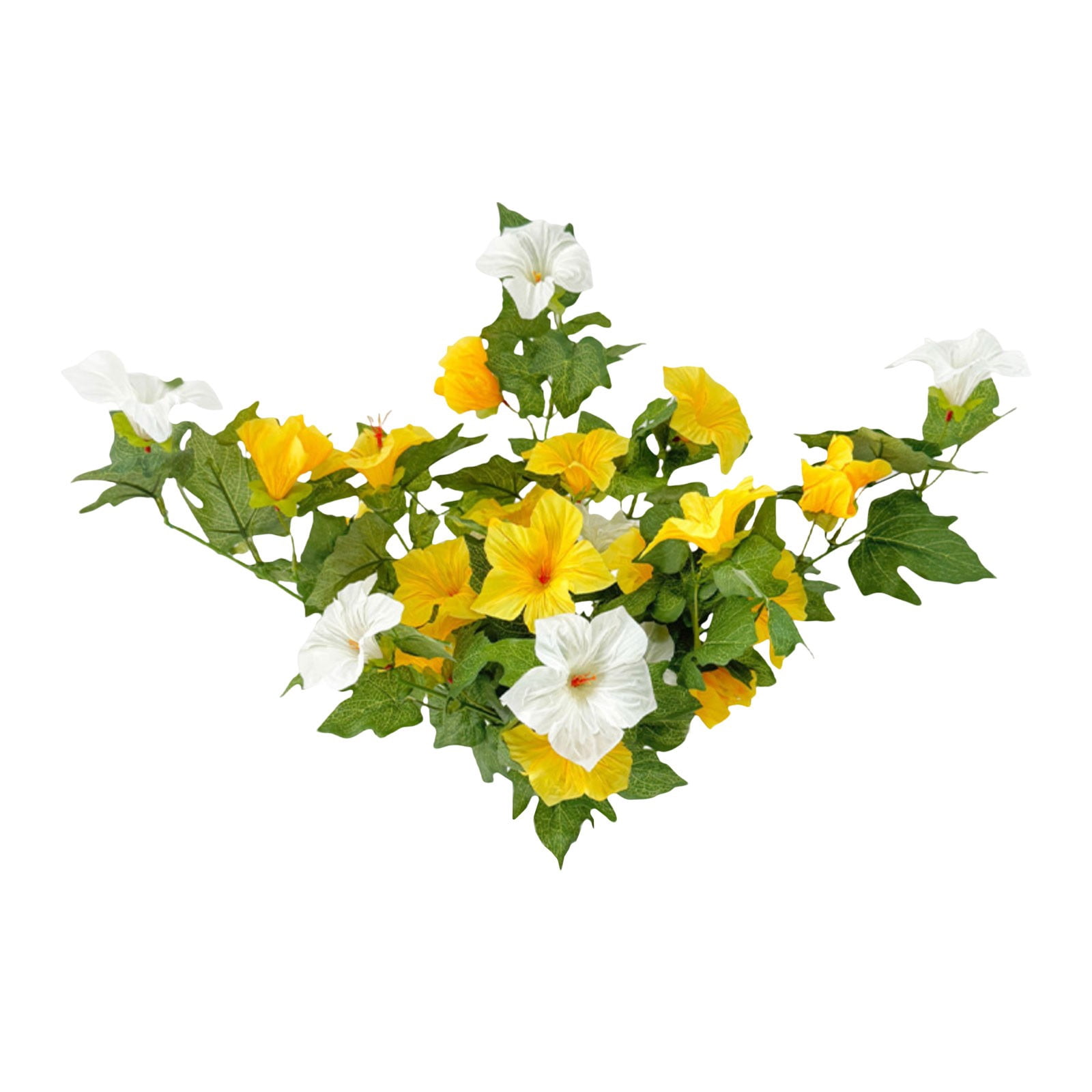 4th of July Patriotic Artificial Morning Glory Flowers Bouquet 20.5 ...