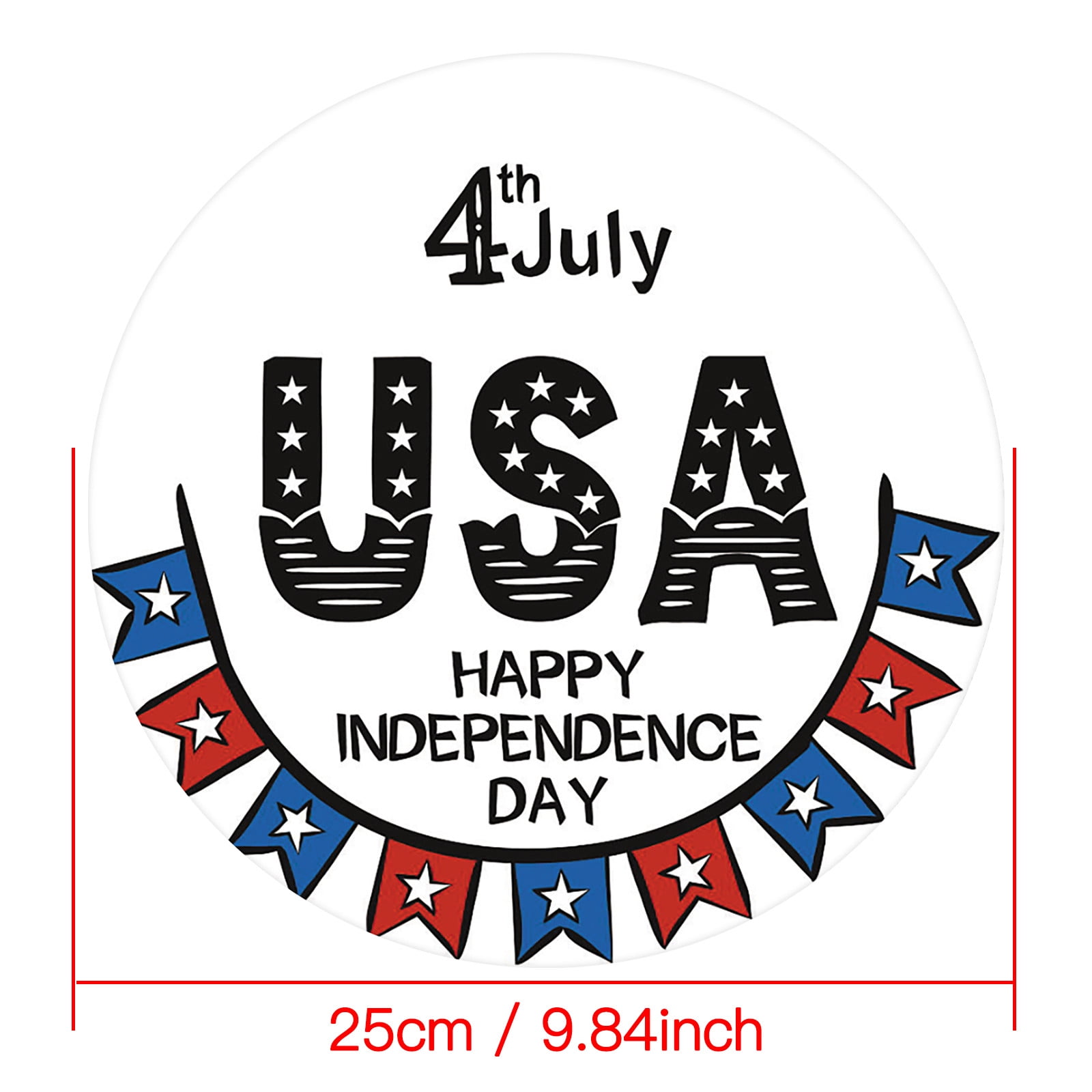 4th of July Patriotic Decorations Memorial Day Wooden Door Sign USA ...