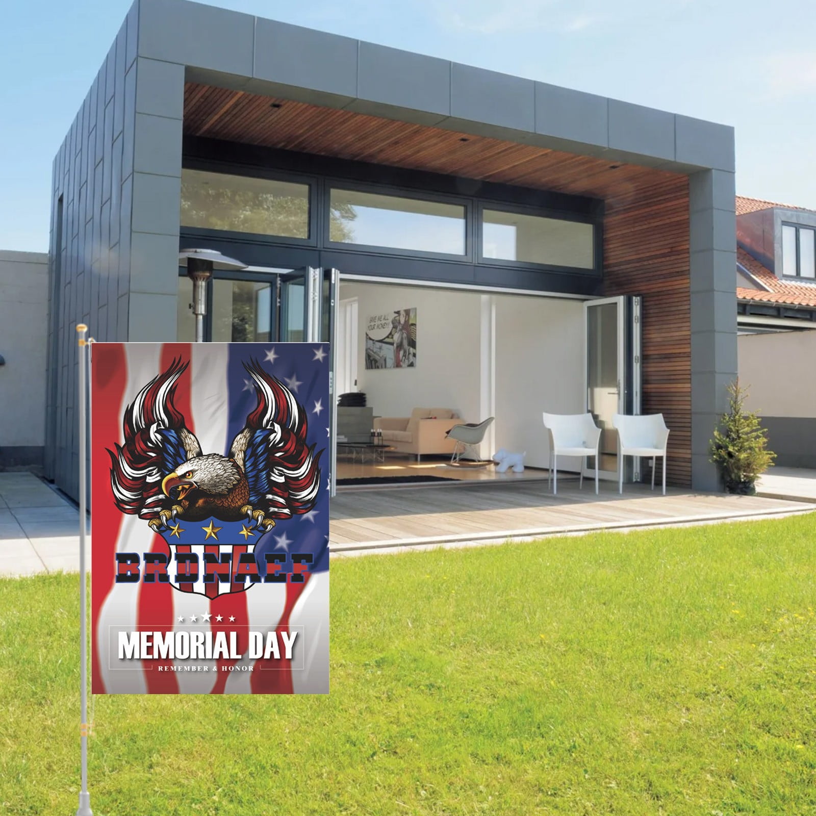 4th of July Patriotic Garden Flag USA Flag 12x18 Inch Double-Sided ...