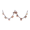 4th of July Patriotic Garland Decorations, Rustic Wooden Star Red White ...