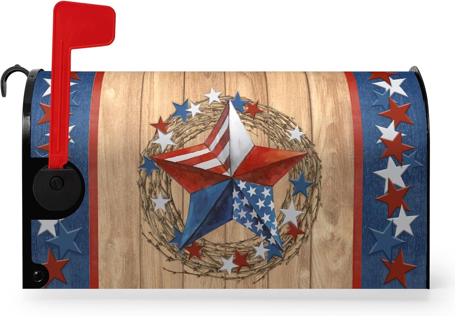 4th of July Patriotic Mailbox Covers Magnetic Large Size 25.5 x 21 Inch ...