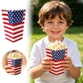 4th of July Patriotic Popcorn Boxes, American Flag Paper Snack ...