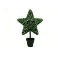 4th of July Patriotic Star Shaped Topiary Tree Red White Blue Topiary ...
