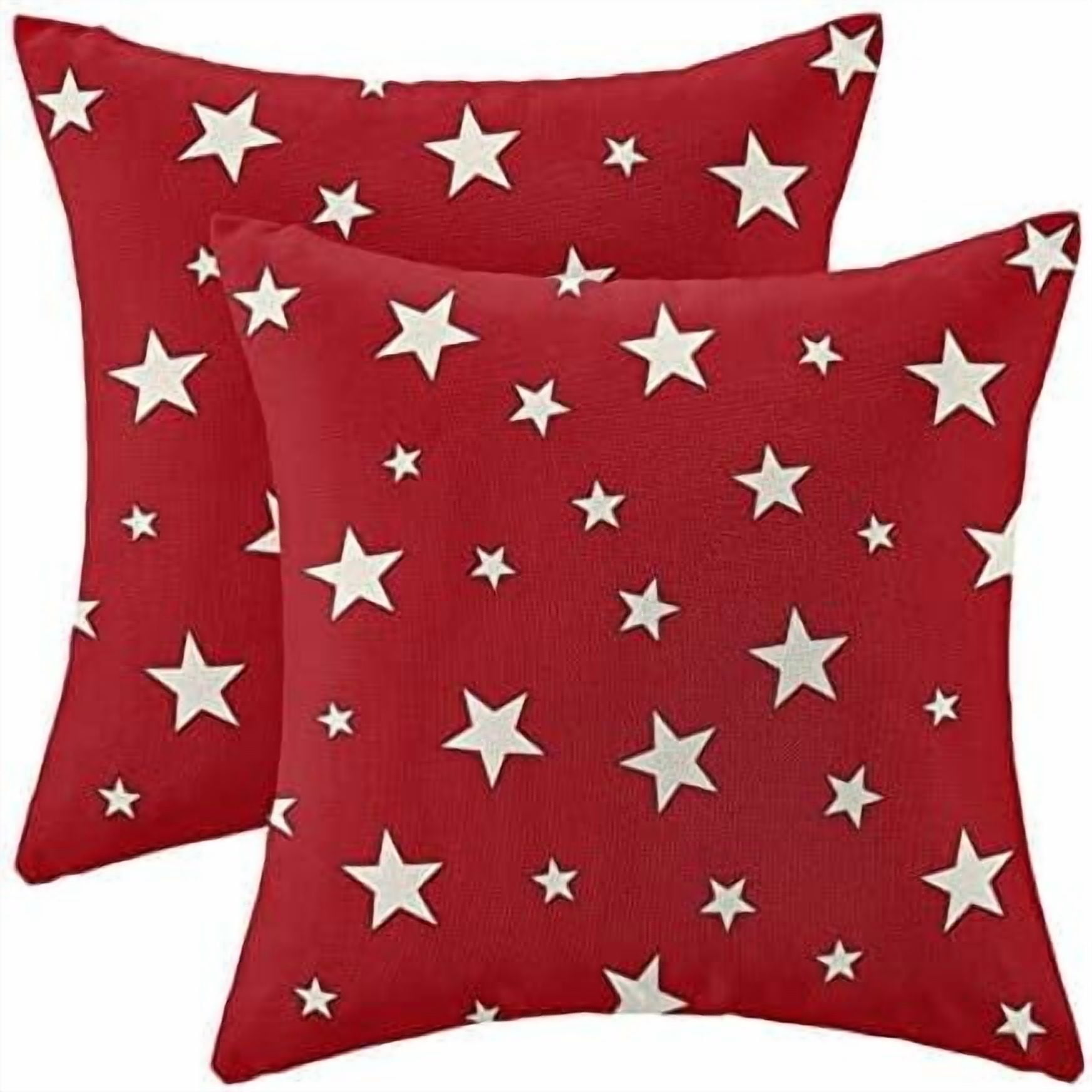 4th of July Pillow Covers 24x24 Inch Set of 2 Memorial Day Independence ...