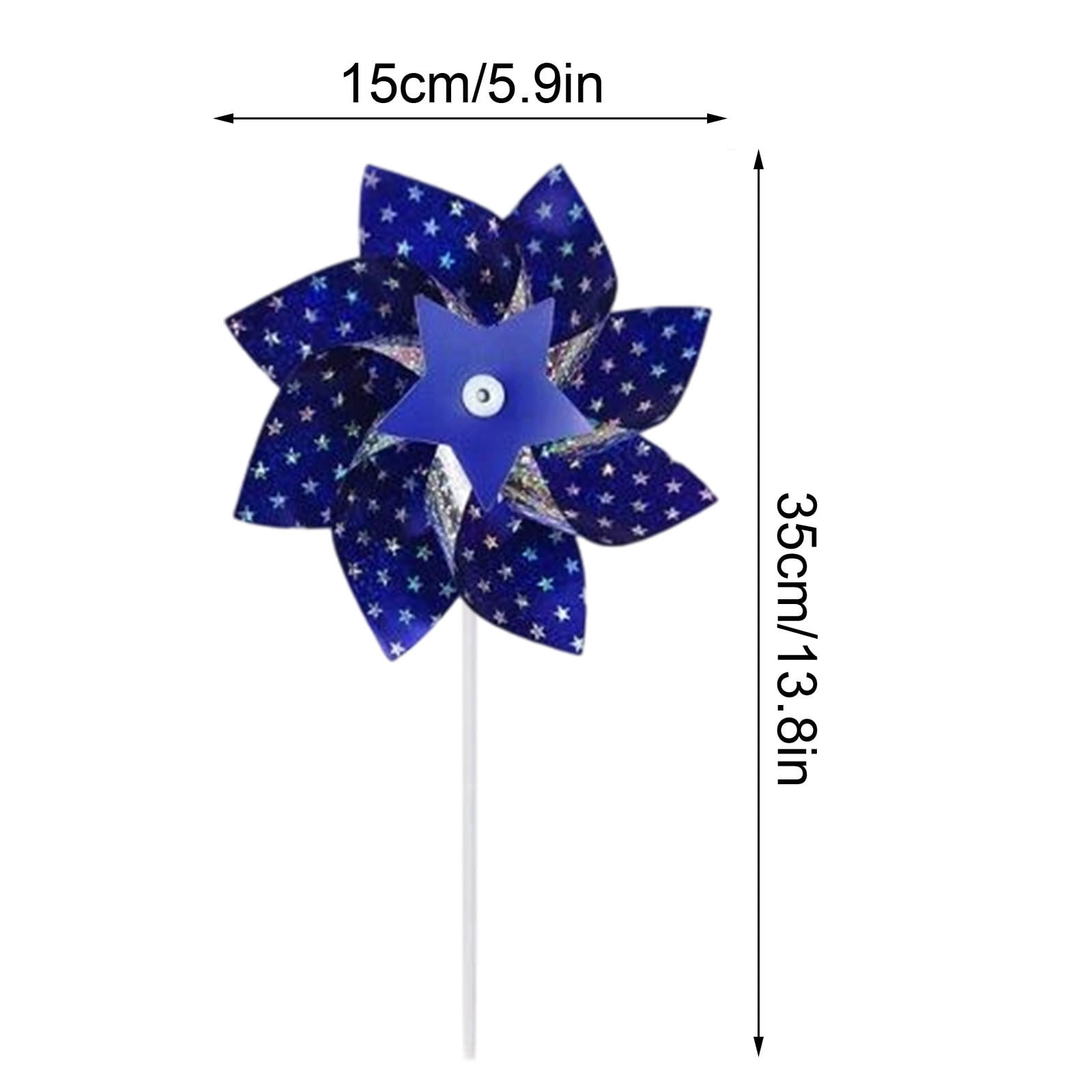 4th of July Pinwheels Set of 10, Independence Day Red White and Blue ...