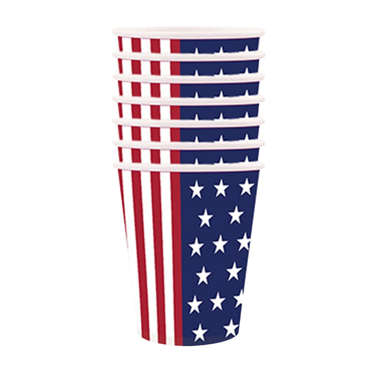 4th of July Plates and Napkins Sets,Patriotic American Flag Party ...