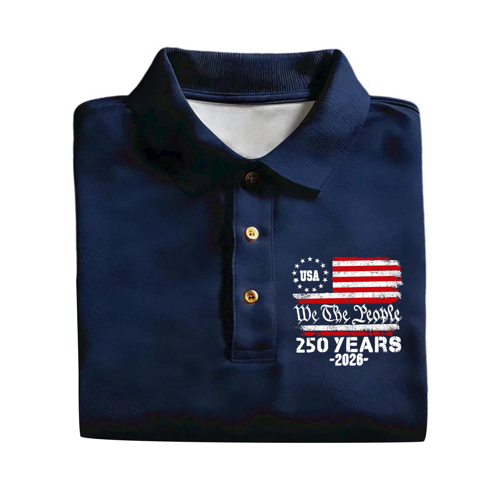 4th of July Polo Shirts for Men's Independence Day Patriotic Graphic ...