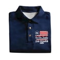 4th of July Polo Shirts for Men's Independence Day Patriotic Graphic ...
