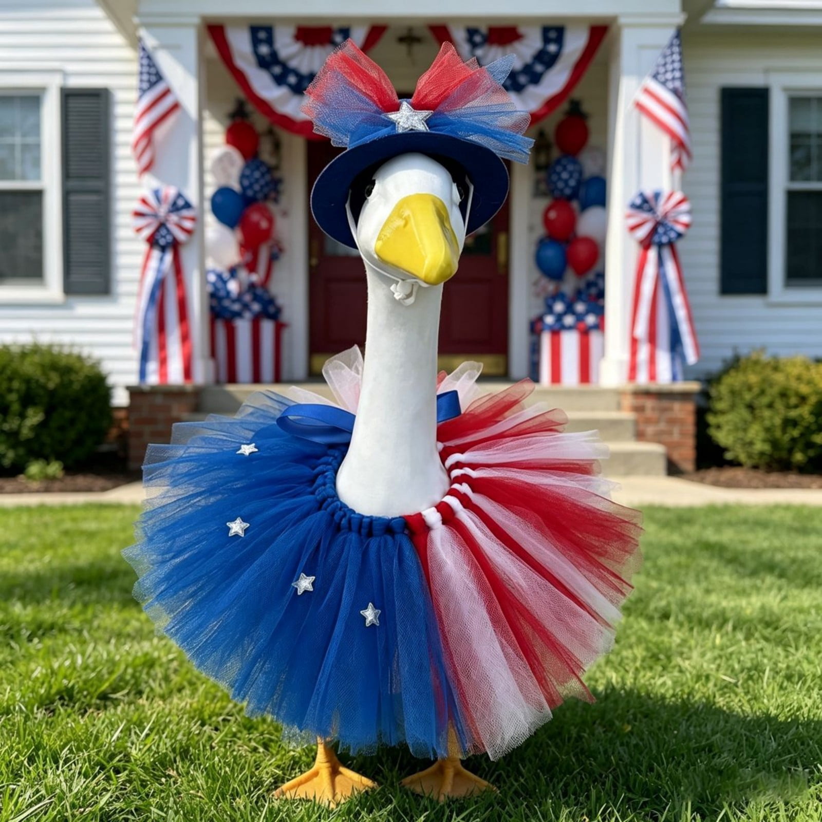 4th of July Porch Goose Outfits Patriotic Lawn Goose Clothes, Fits 23 ...