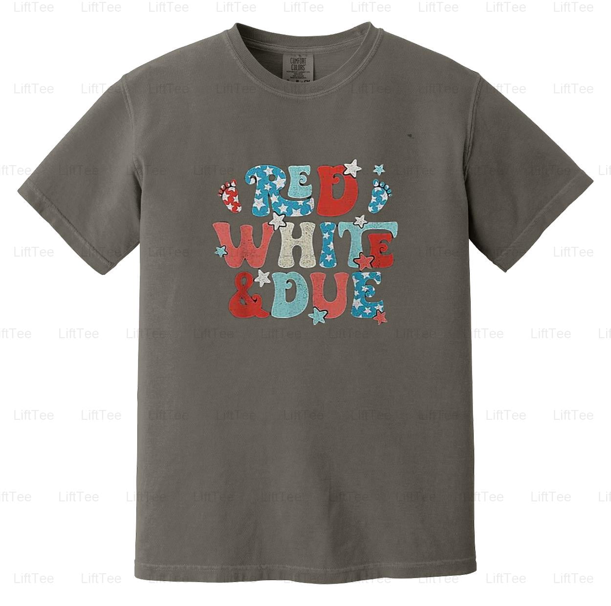 4th July Red White Due Pregnancy Announcement USA Patriotic Baby Shower ...