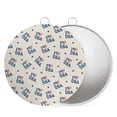 4th of July Round Metal Signs for Outside I Love USA Tin Signs ...