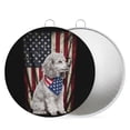 4th of July Round Metal Signs for Outside Loyal Poodle Tin Signs ...