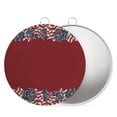 4th of July Round Metal Signs for Outside Roses Tin Signs Stainless ...
