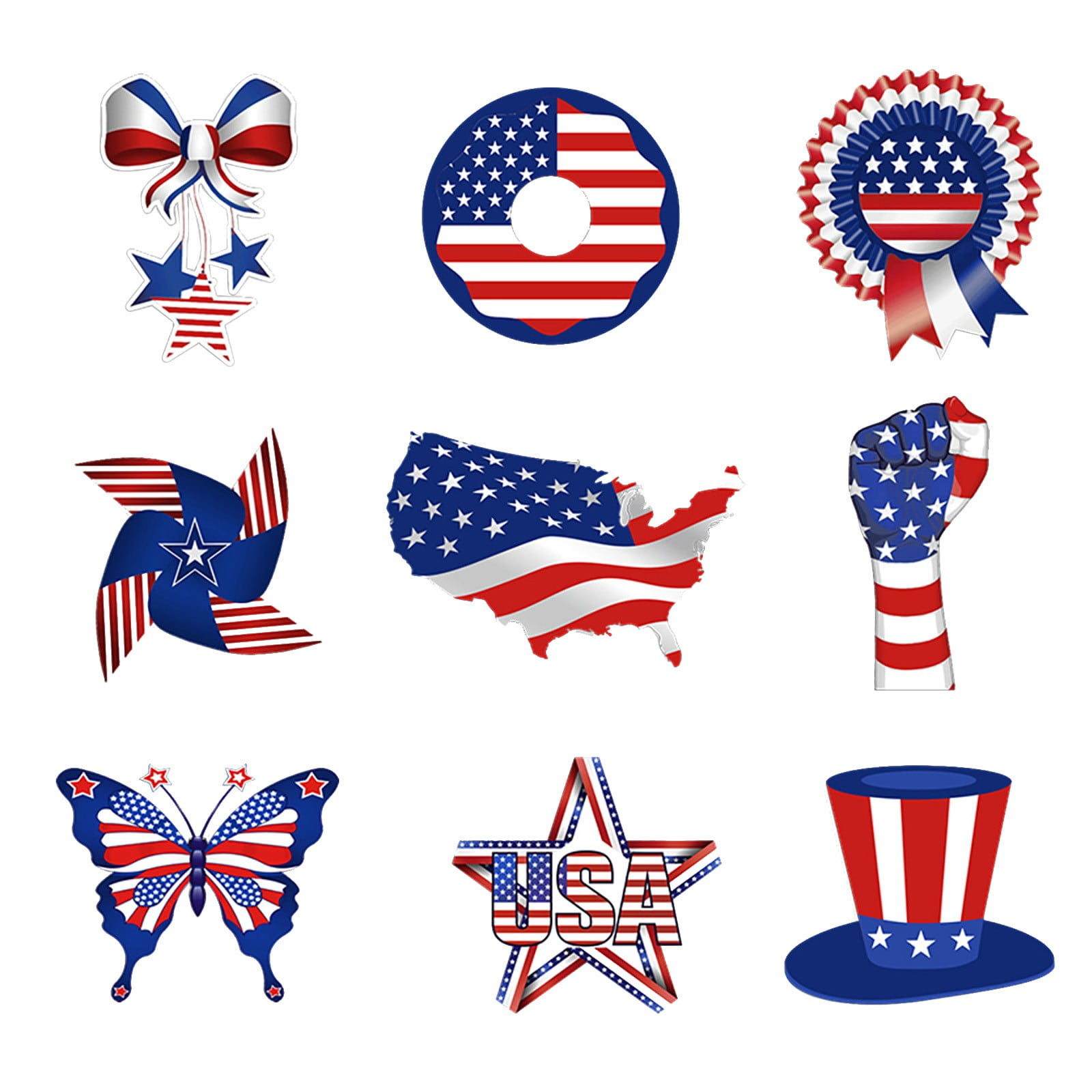 4th of July Sign Door Wall Hanging Decorations, Fourth of July ...