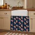 4th of July Small Cabinet Curtains 10"W x 11"L, Patriotic American Flag ...