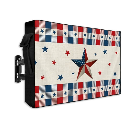 4th of July Star Outdoor TV Cover 40 to 43 Inch Waterproof ...