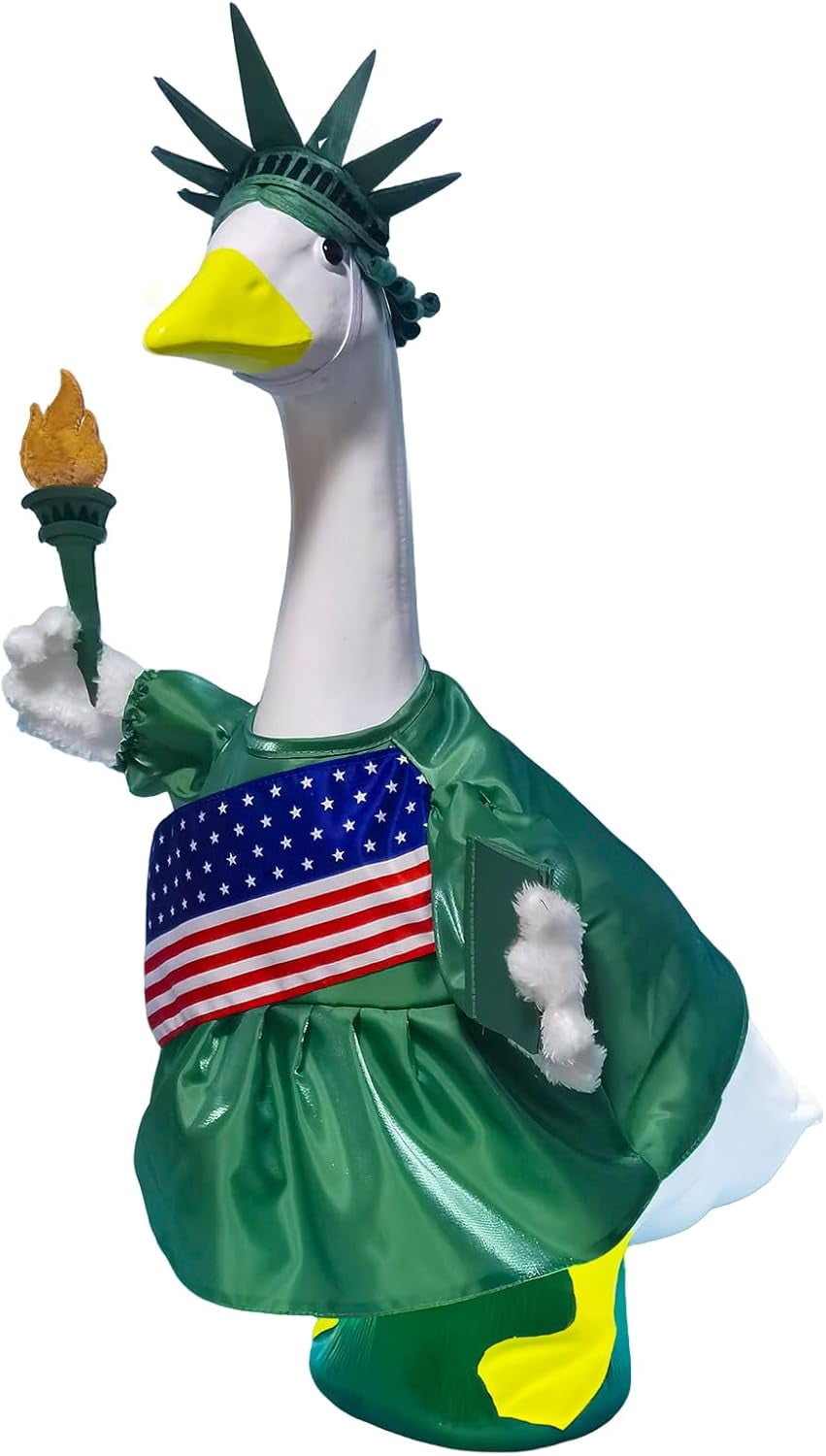 4th of July Statue of Liberty Porch Goose Outfits for 23 Inch Lawn ...