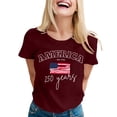 4th of July T-Shirts for Women's 250th Anniversary Patriotic Graphic ...