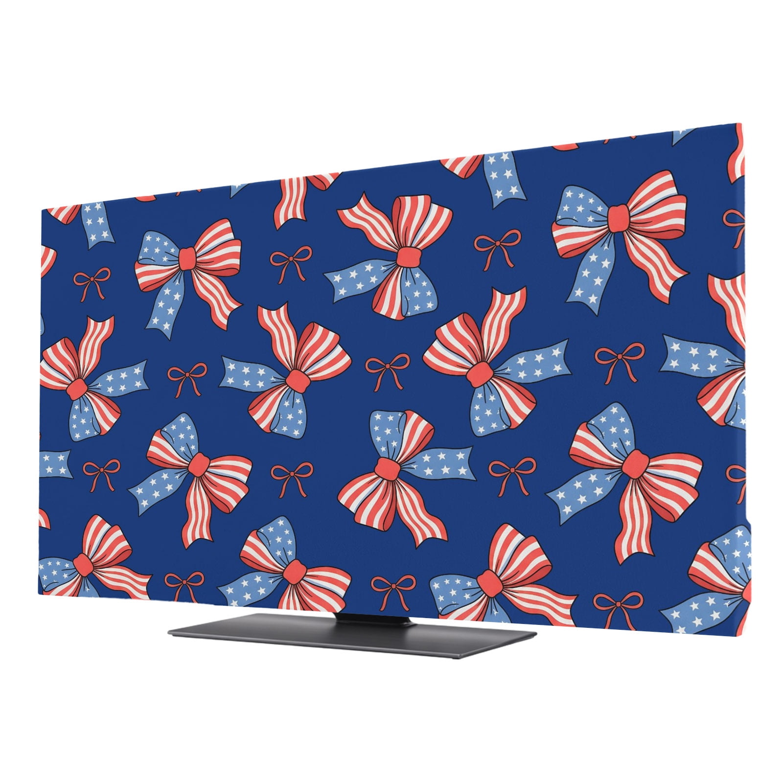 4th of July TV Cover for 32 Inch Screen,Stretch Fabric Dustproof TV ...