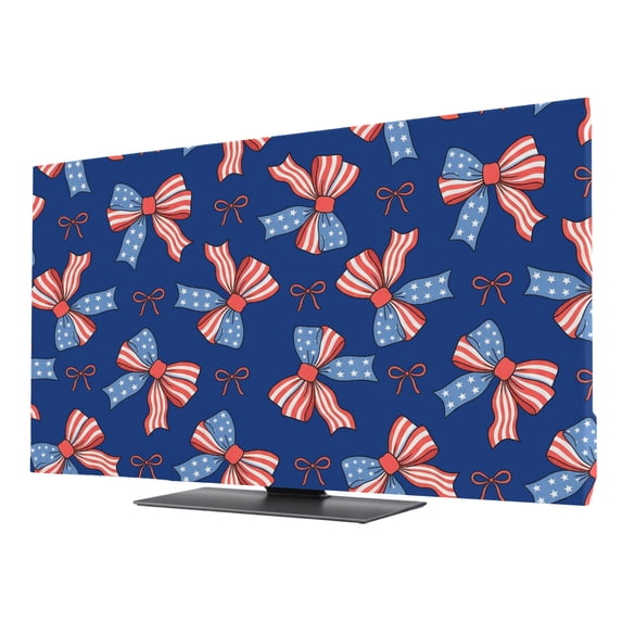 4th of July TV Cover for 32 Inch Screen,Stretch Fabric Dustproof TV ...