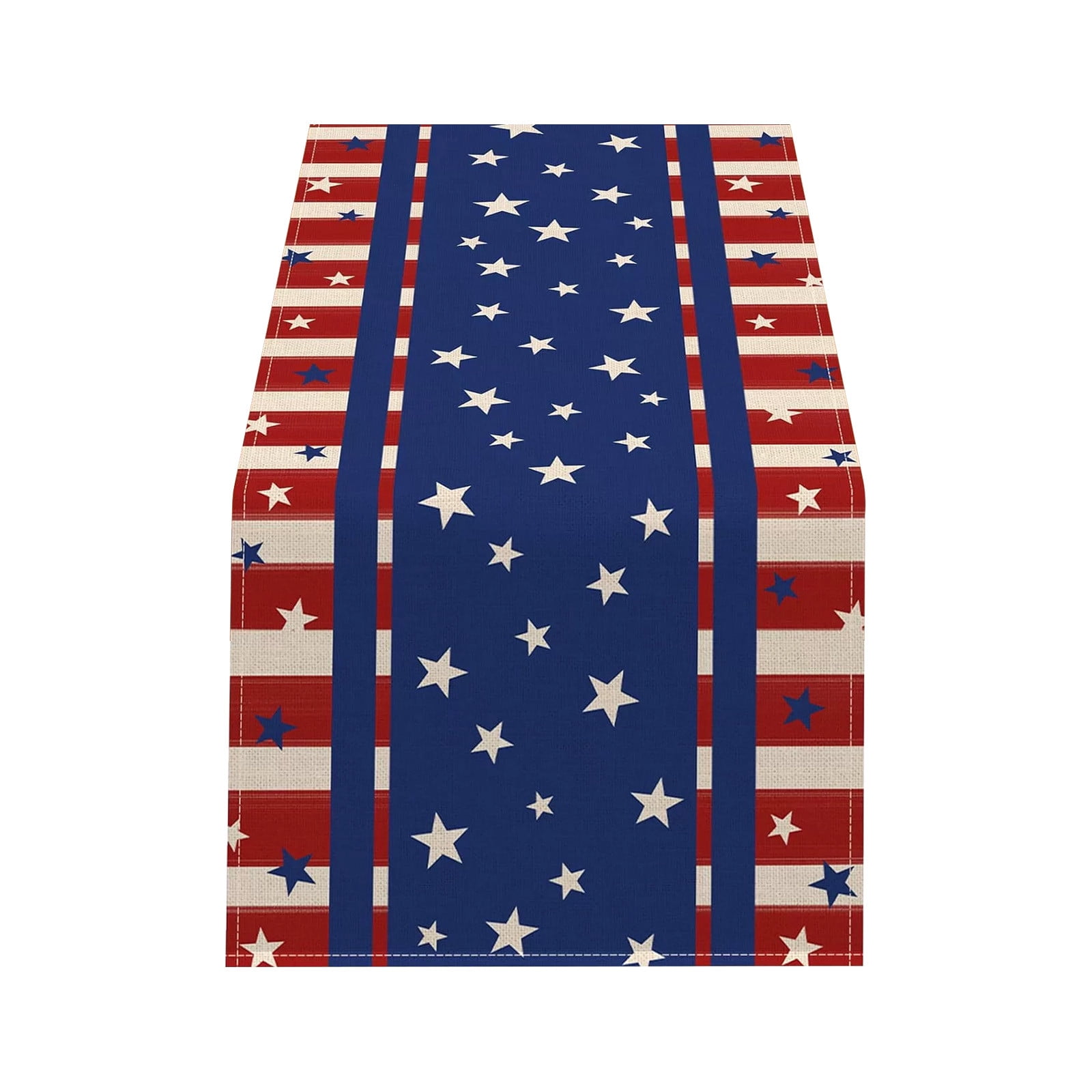 4th of July Table Runner 12.99 x 72.05 Inches, Patriotic Memorial ...