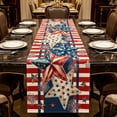 4th of July Table Runner,Patriotic Table Runners,America Flag Stars ...