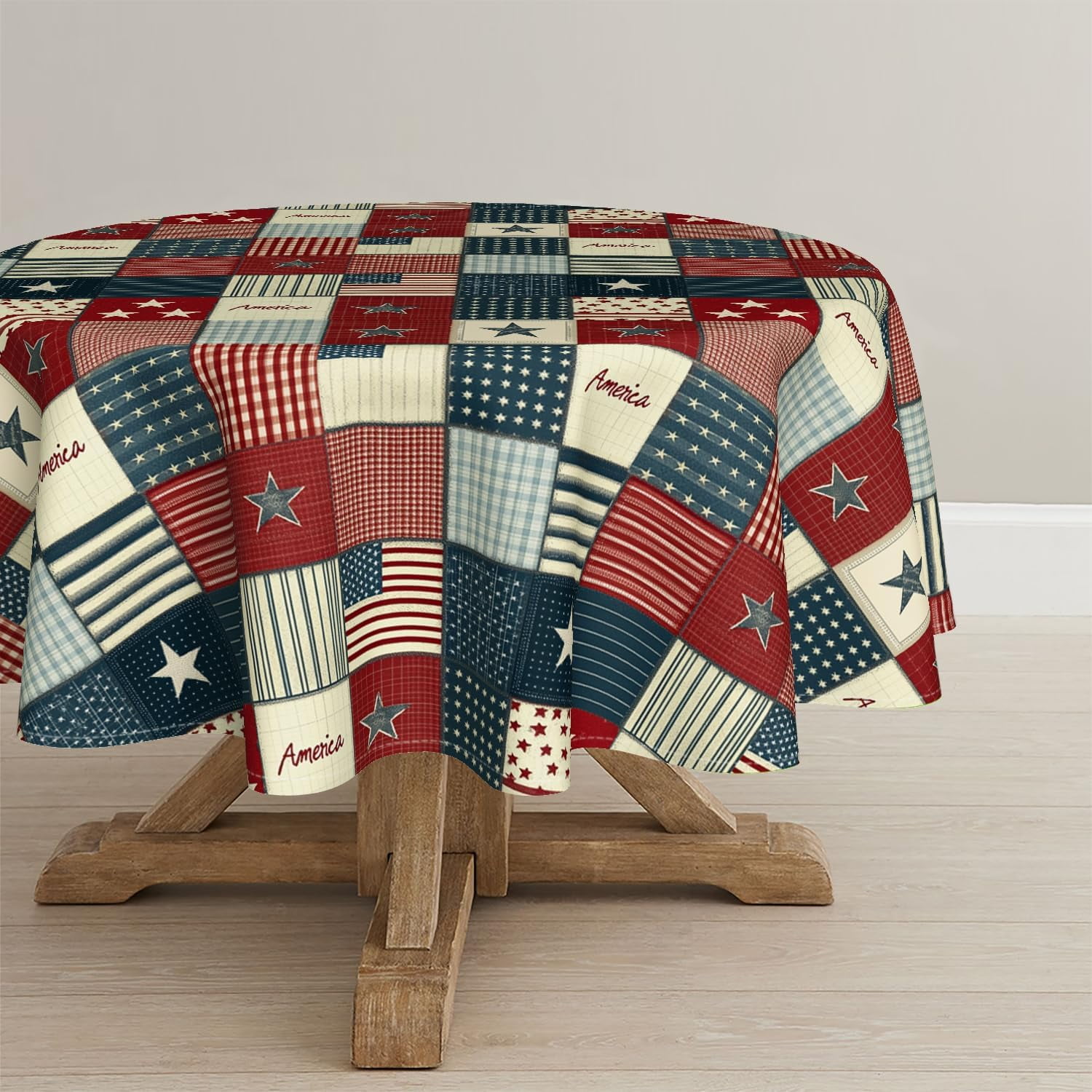 4th of July Tablecloth 60×90 Inch Rectangular, Veterans Day Decorations ...