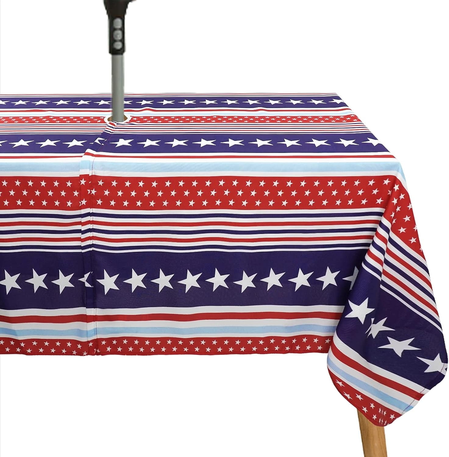 4th of July Tablecloth Memorial Day Patriotic Table Cloths Waterproof ...