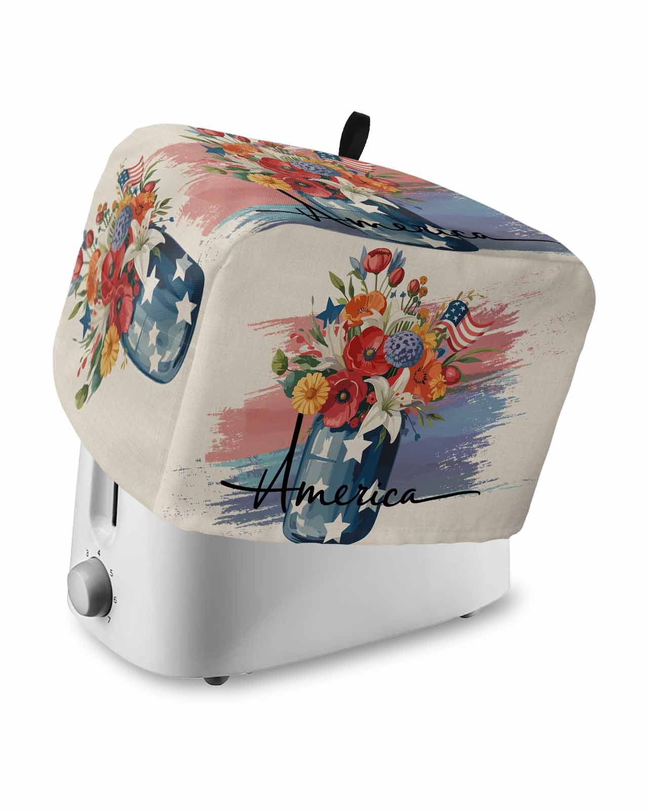 4th of July Toaster Cover 4 Slice, Large Kitchen Appliance Covers ...