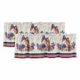 4th of July Valances for Windows, Decorative Rod Pocket Window Valance ...