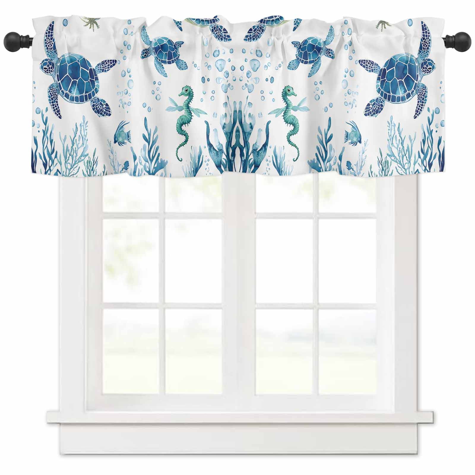4th of July Valances for Windows Farmhouse Kitchen Curtains Valances ...