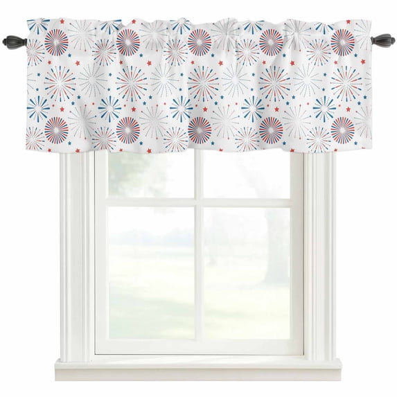 4th of July Valances for Windows Farmhouse Kitchen Curtains Valances ...