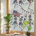 4th of July Window Privacy Film Rainbow Static Cling Stain Glass Window ...