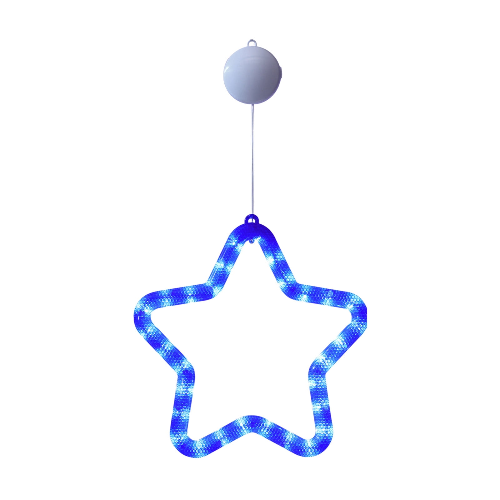 4th Of July Window Star Led Suction Cup Lights, 108in Red White Blue ...