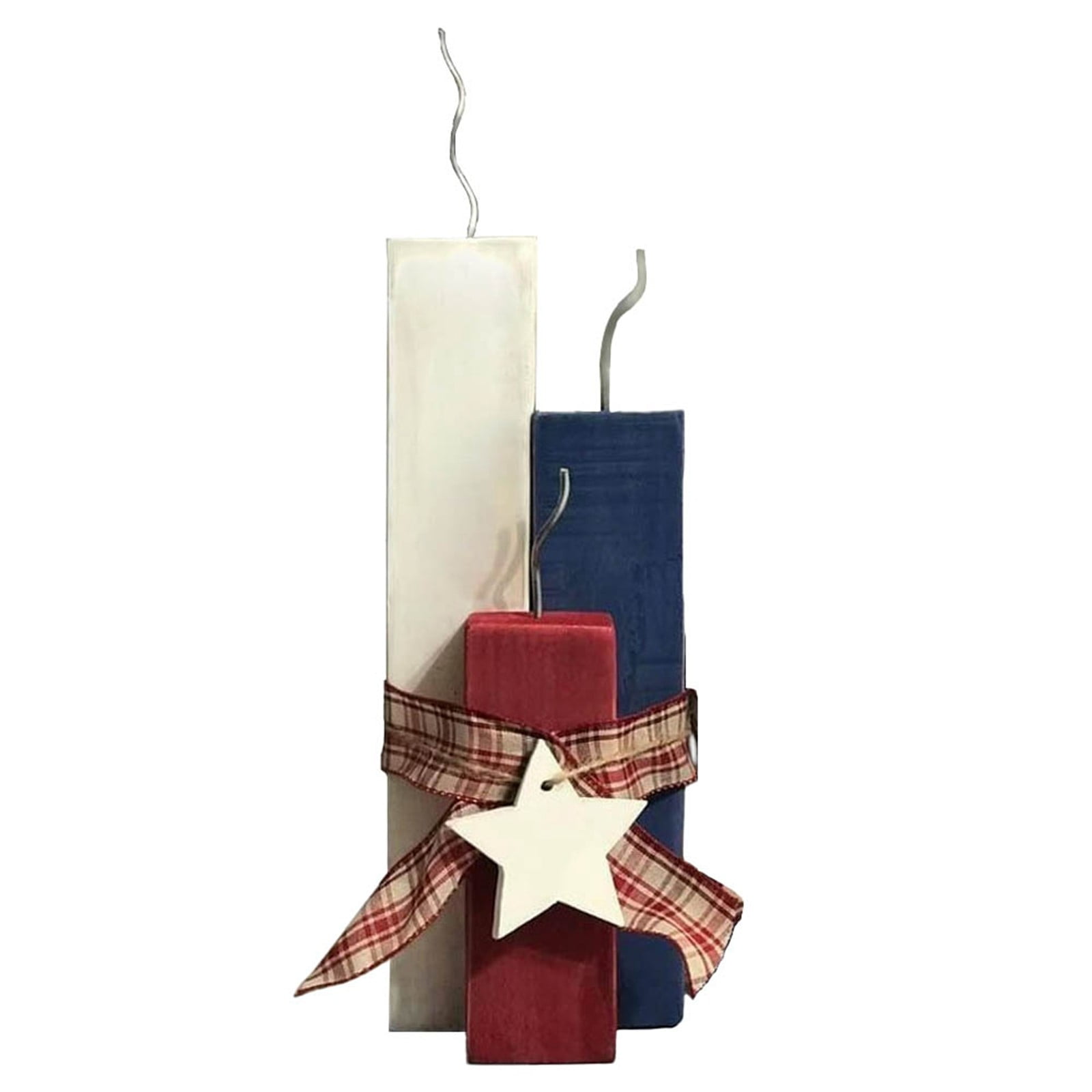 4th of July Wooden Table Decor - Patriotic Firework Centerpiece for ...