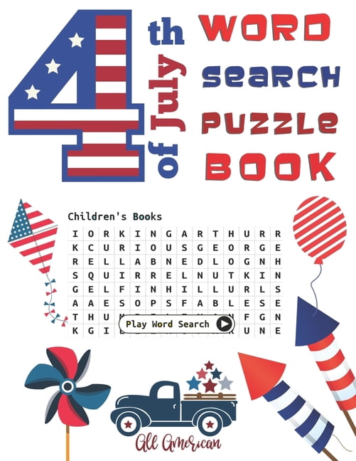 4th of July Word Search puzzle book: Activity Puzzle book for kids ...