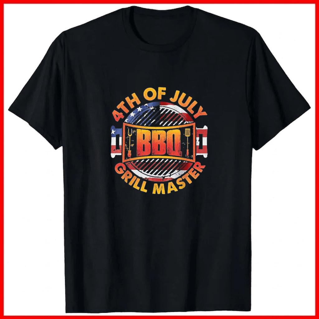 4th Of July BBQ Grill Master Independence Day Celebration Slog Unisex T ...
