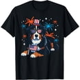 4th Of July Bernese Mountain Dog USA Patriot Men Women Kids T-Shirt ...