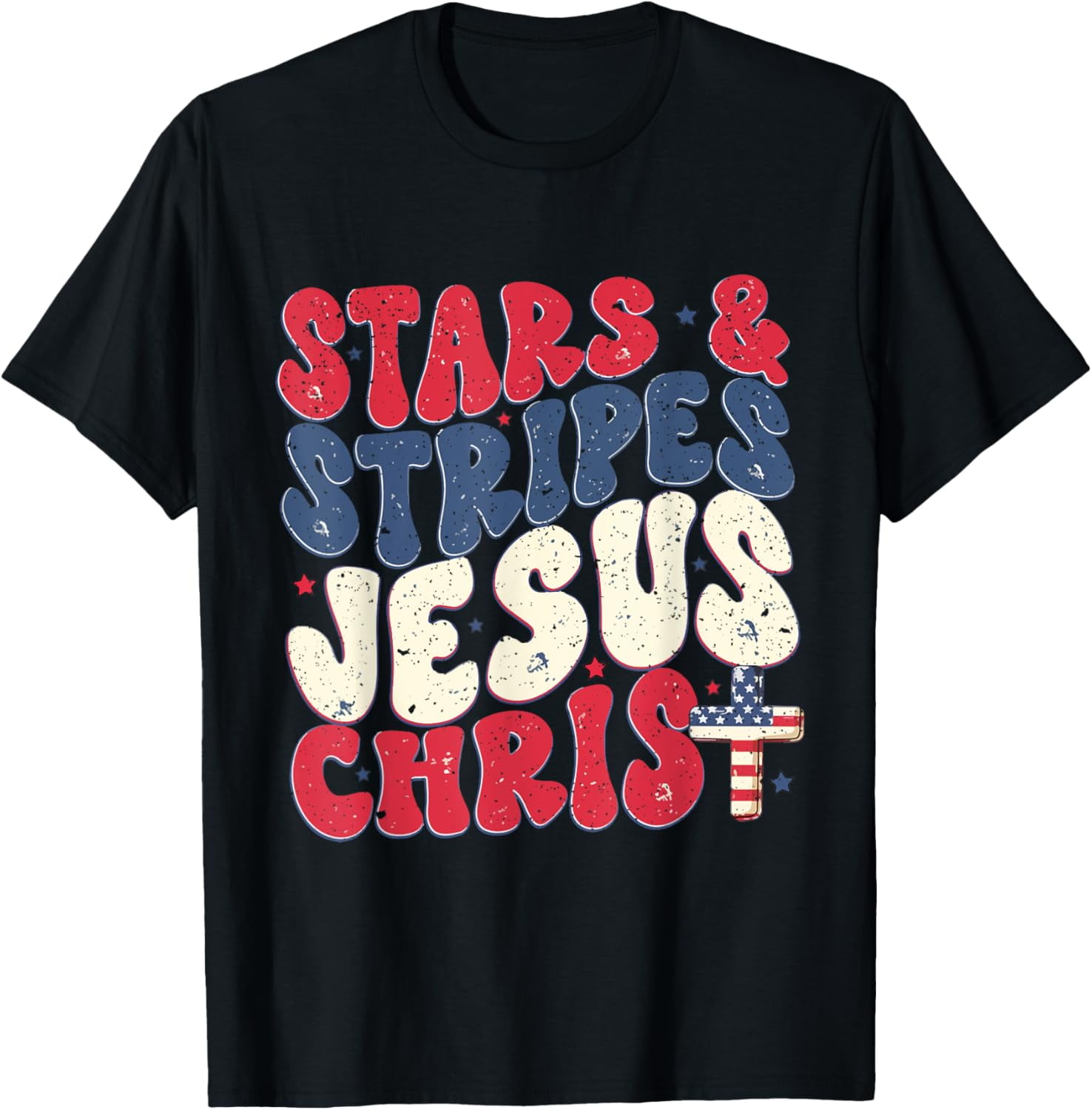 4th Of July Christian Stars & Stripes Christ - Walmart.com