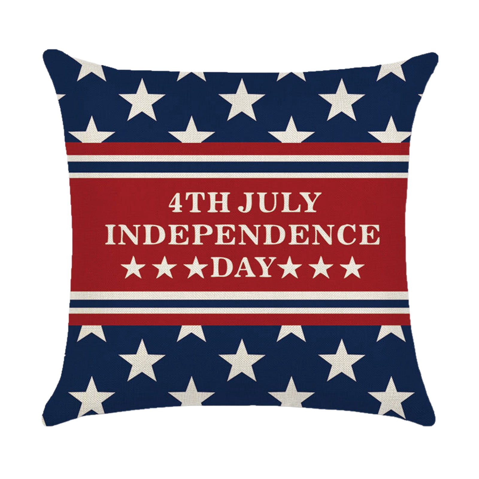 4th Of July Cushion Covers Star Flag Patriotics Cushion Covers 4th Of ...