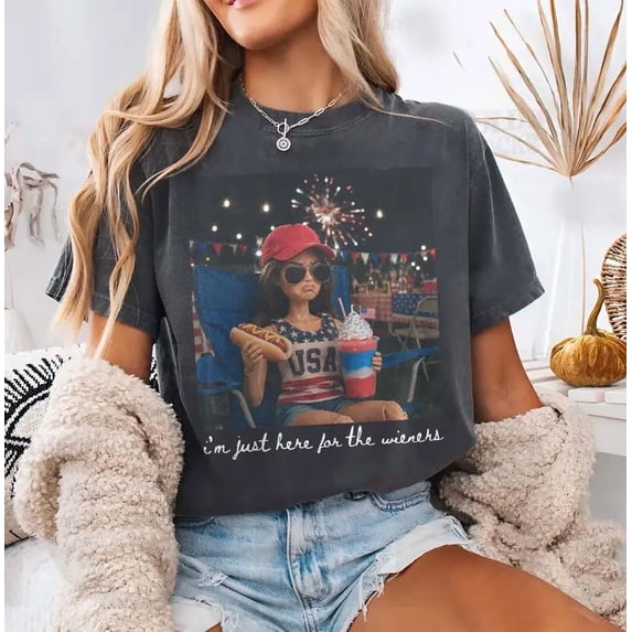 4th Of July Doll Face Meme T Shirt, Funny Doll Just Here For The ...