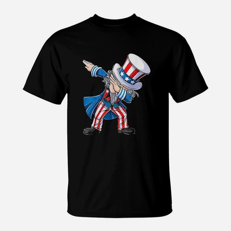 4th Of July For Kids Dabbing Uncle Sam Boys Men Gifts TShirt - Walmart.com